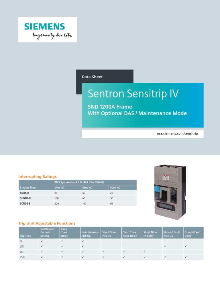 Siemens TA3K500 Datasheet | Download Free PDF | Power Supply ...