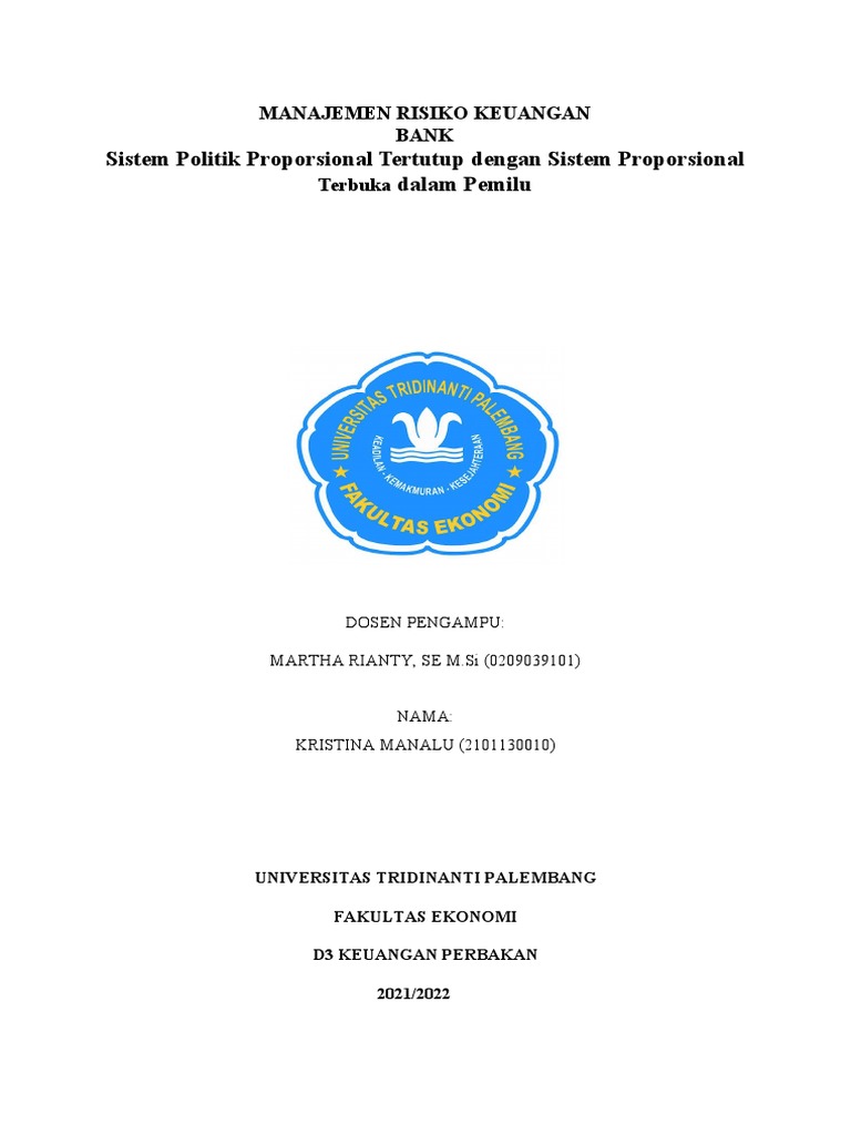 Perbandingan Sistem Pemilu Proporsional | PDF