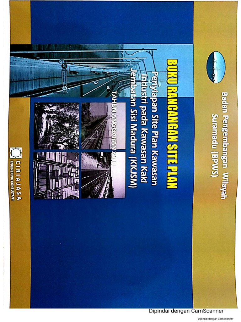 Buku Rancangan Site Plan Kawasan Industri KKJSM | PDF