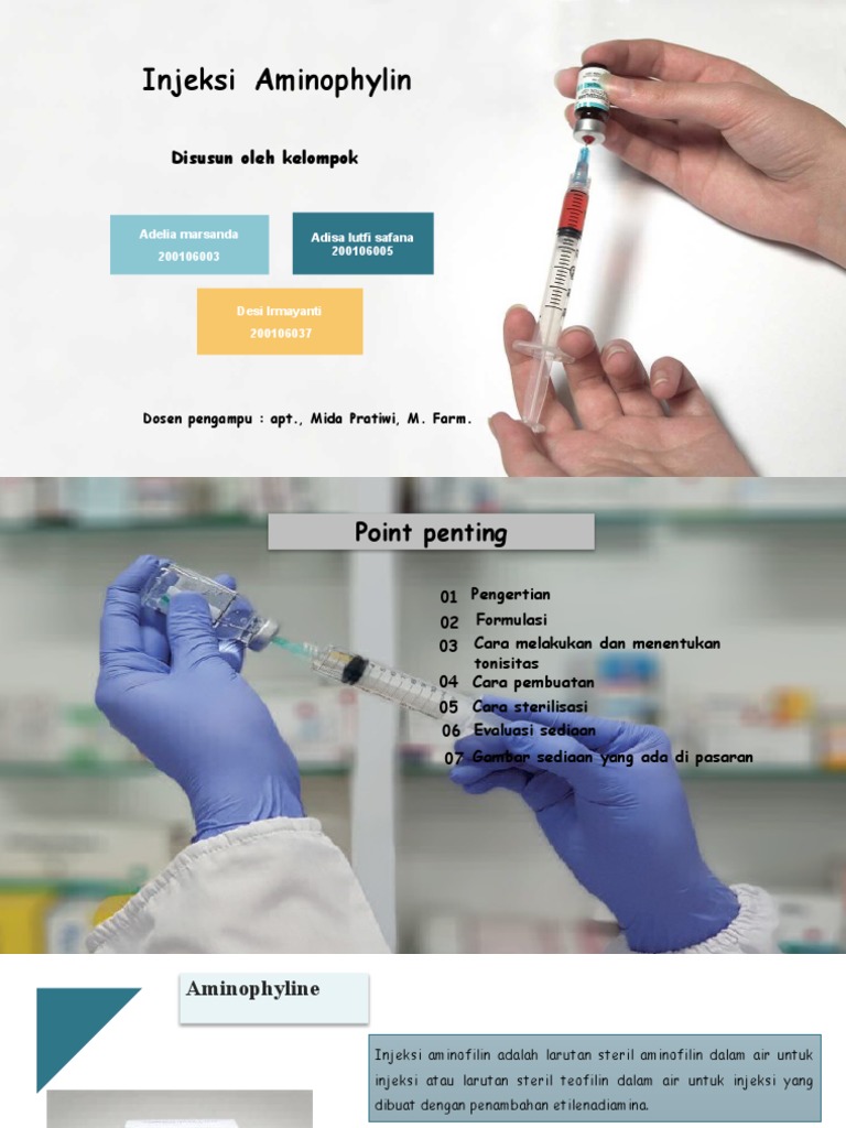Salin1-Ppt Injeksi Aminophylin | PDF