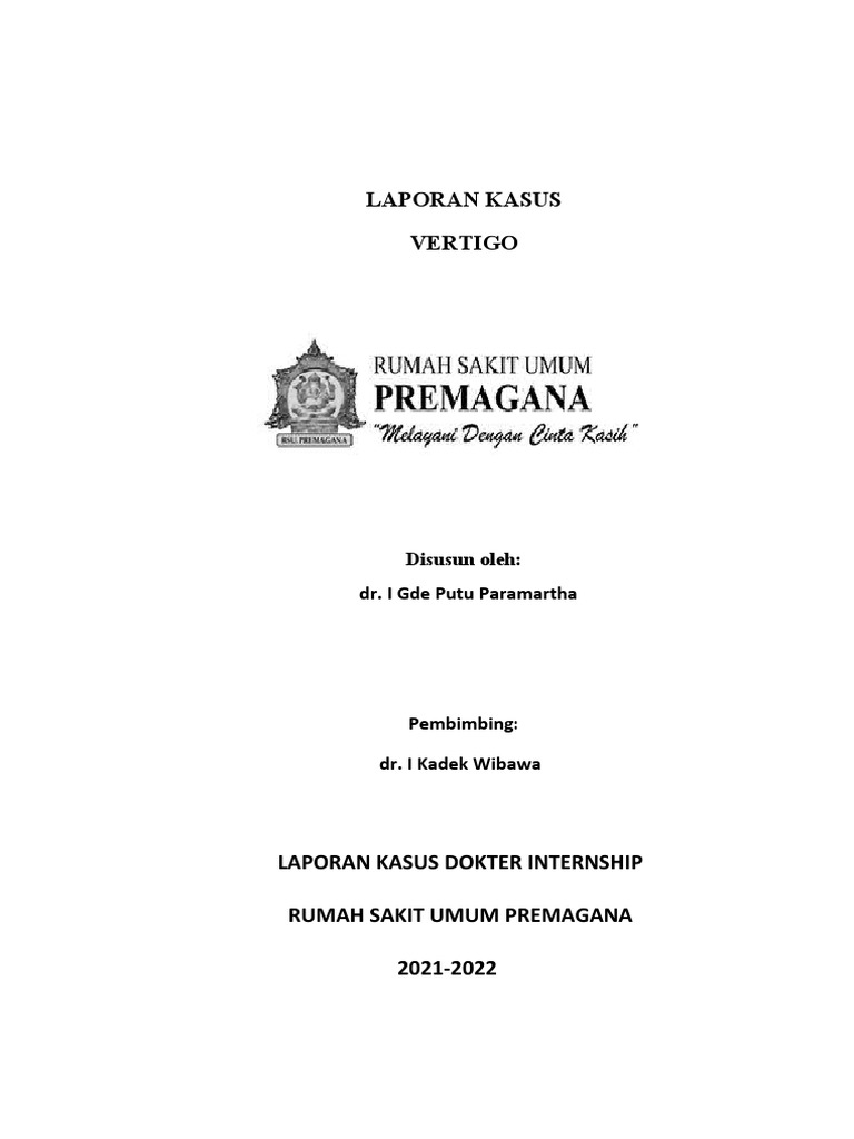 LAPSUS-Vertigo - I Gde Putu Paramartha | PDF | Pengembangan Diri ...