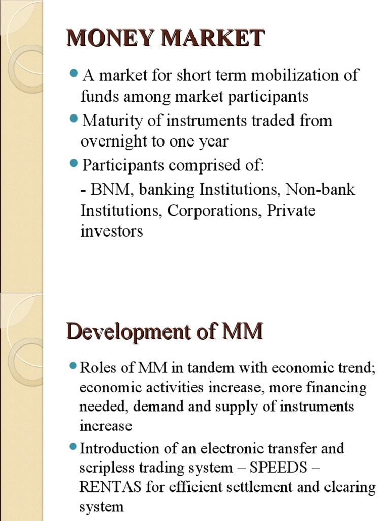 Chap 3 - MM | PDF | Repurchase Agreement | Bonds (Finance)