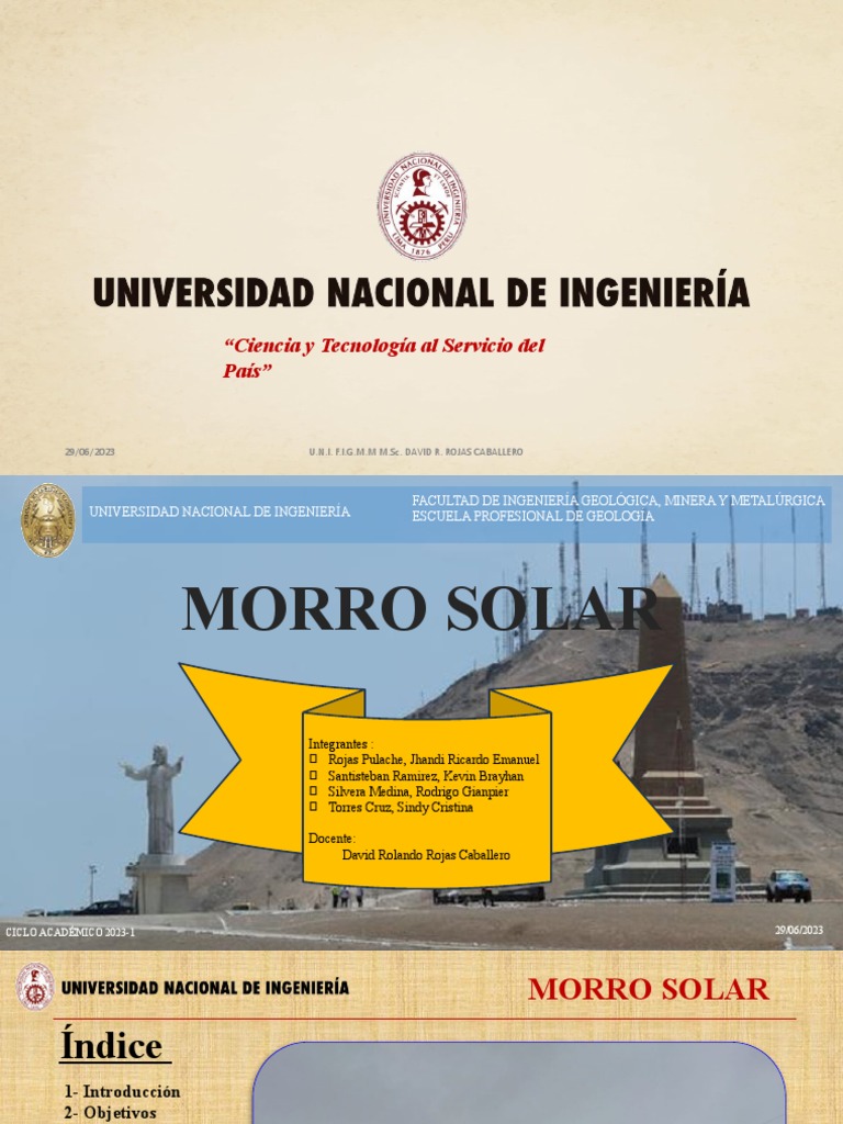 Morro Solar | Descargar gratis PDF | Roca (geología) | Geología