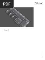 Dialux Illumination Project Report | PDF | Lighting | Components