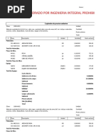 Ejemplo de Explosion de Insumos | PDF | El hombre hace Materiales ...