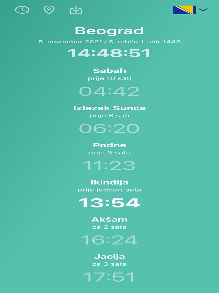 Vaktija Beograd - Islamska Zajednica | PDF