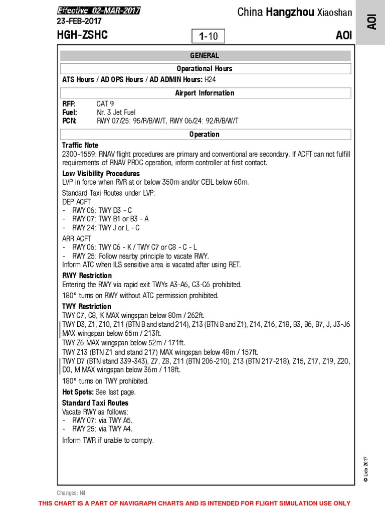 ZSHC | PDF | Runway | Air Traffic Control