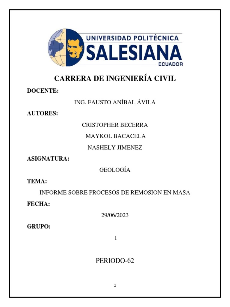 Mapa de Remoción en Masa en Jujuy | PDF | Temblores | Roca (geología)