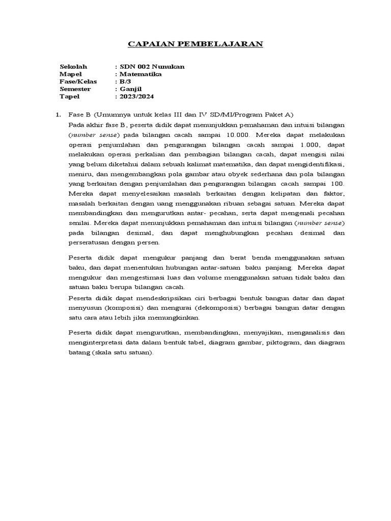 CP MTK KLS 3 Dan 4 | PDF