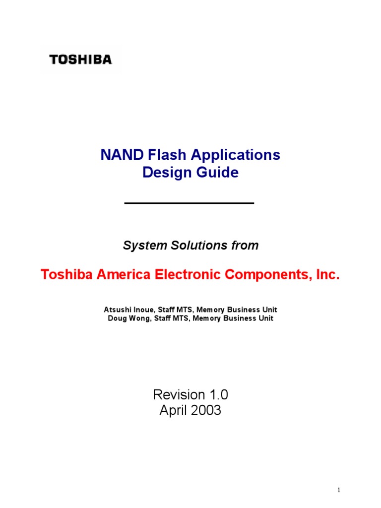 Nand Design Guide | PDF | Flash Memory | Computer Data Storage