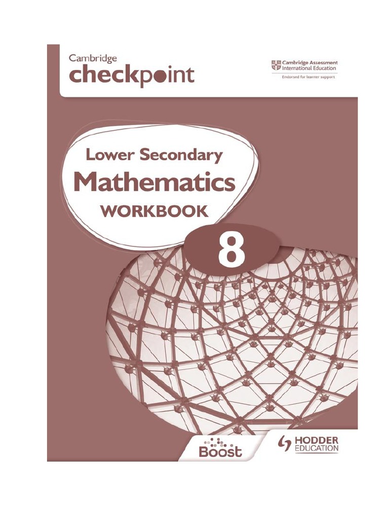 Cambridge Checkpoint Lower Secondary Mathematics Workbook 8 Chapter 1 ...