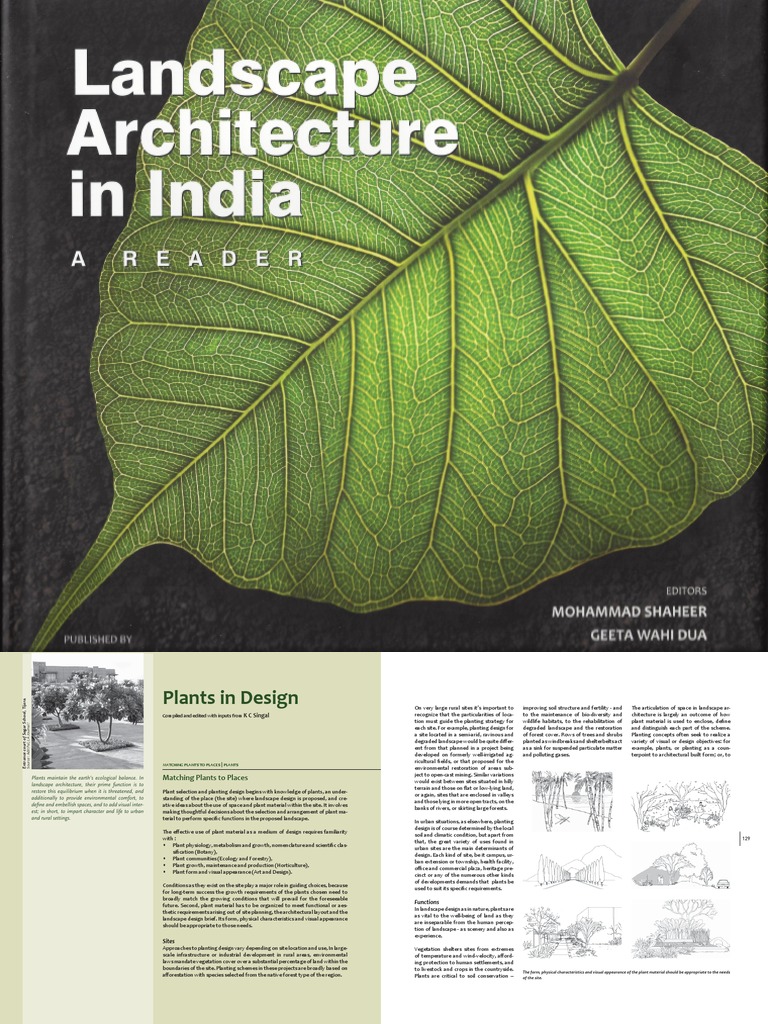 Plant Selection in Indian Landscape Design | PDF | Trees | Leaf