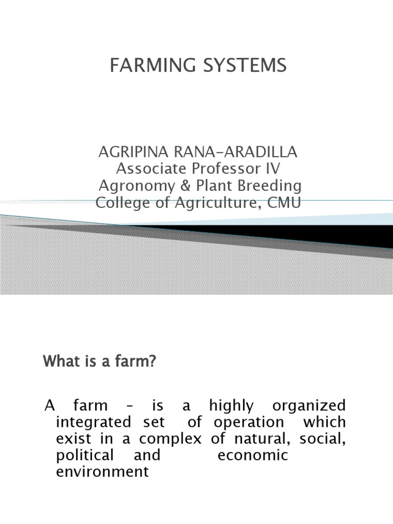 LEA FARMING SYSTEMSFinal | PDF | Agriculture | Crop Rotation