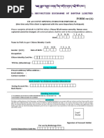 CSD Account Opening Form | PDF | Identity Document | Government And ...