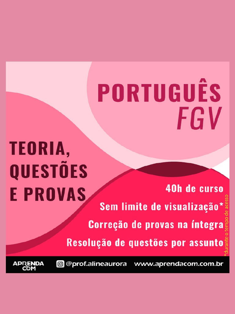 Português para A FGV | PDF