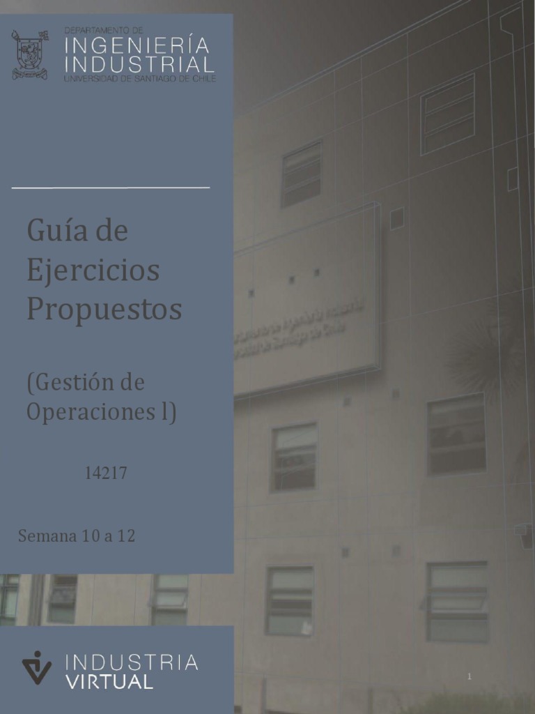 Guía Ejercicios Resueltos Sem (10- 12) | PDF | Inventario | Programación lineal