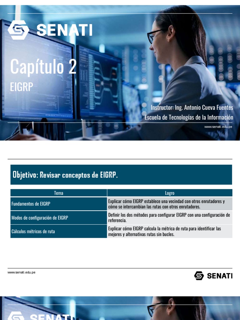 ENARSI Capítulo 2 EIGRP | PDF | Enrutador (Computación) | Enrutamiento