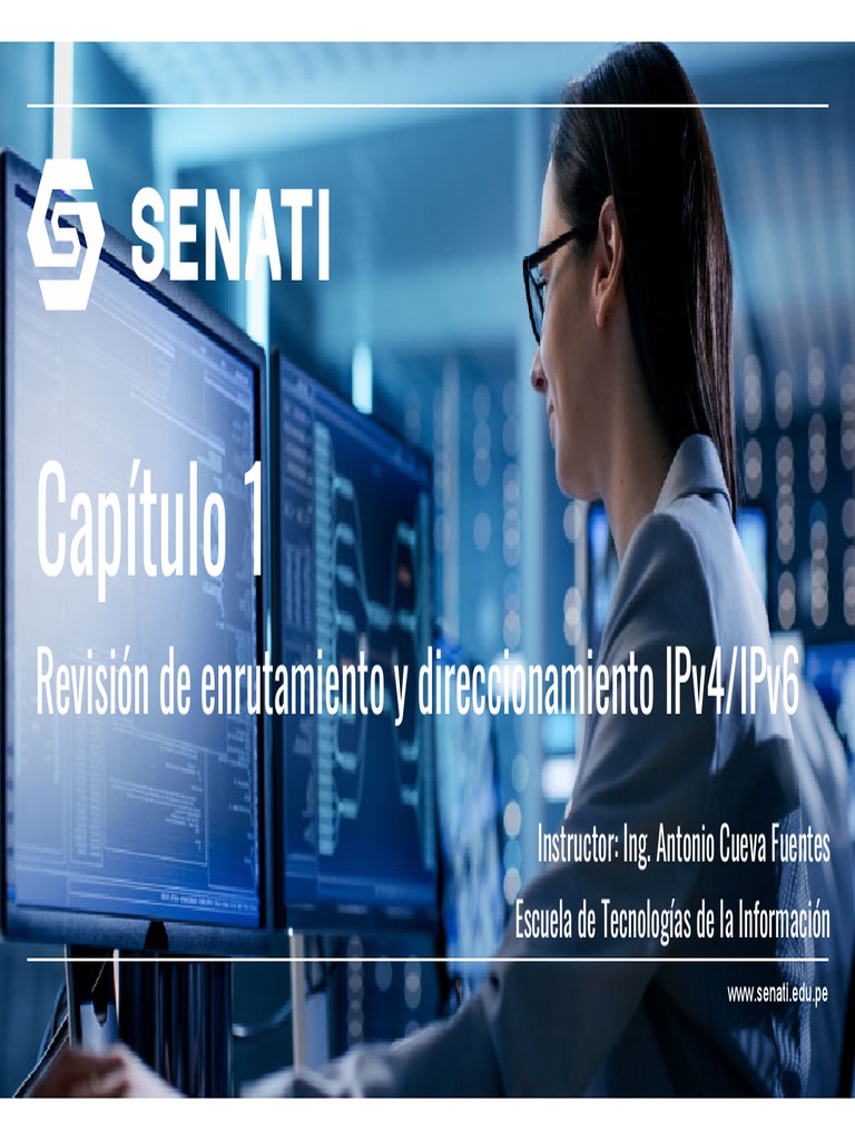 ENARSI Capítulo 1 Repaso de Direccionamiento y Enrutamiento IPv4 IPv6 | PDF | Enrutador ...
