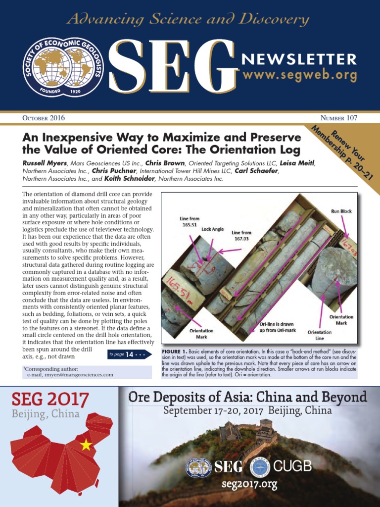 SEG Newsletter 107 2016cc | PDF | Angle | Spin (Physics)