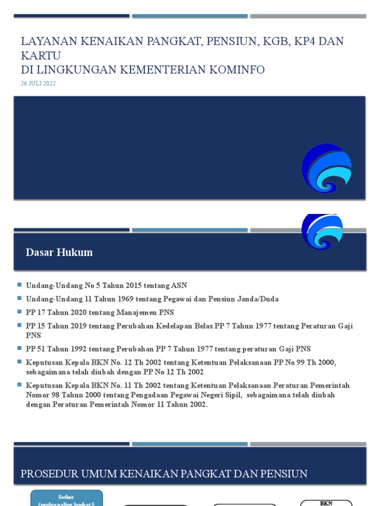 Layanan KP Dan Pensiun KGB KP4 Kartu | PDF