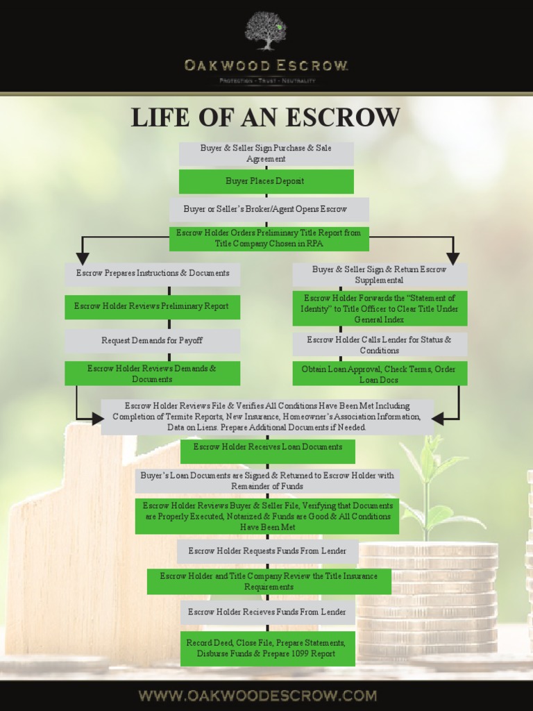 Life Cycle of an Escrow Process | PDF