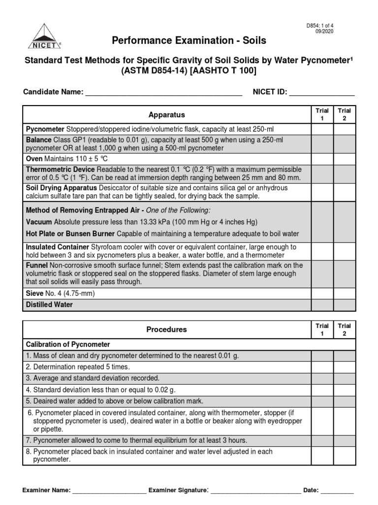 Astm d854-14 | PDF | Water | Quantity