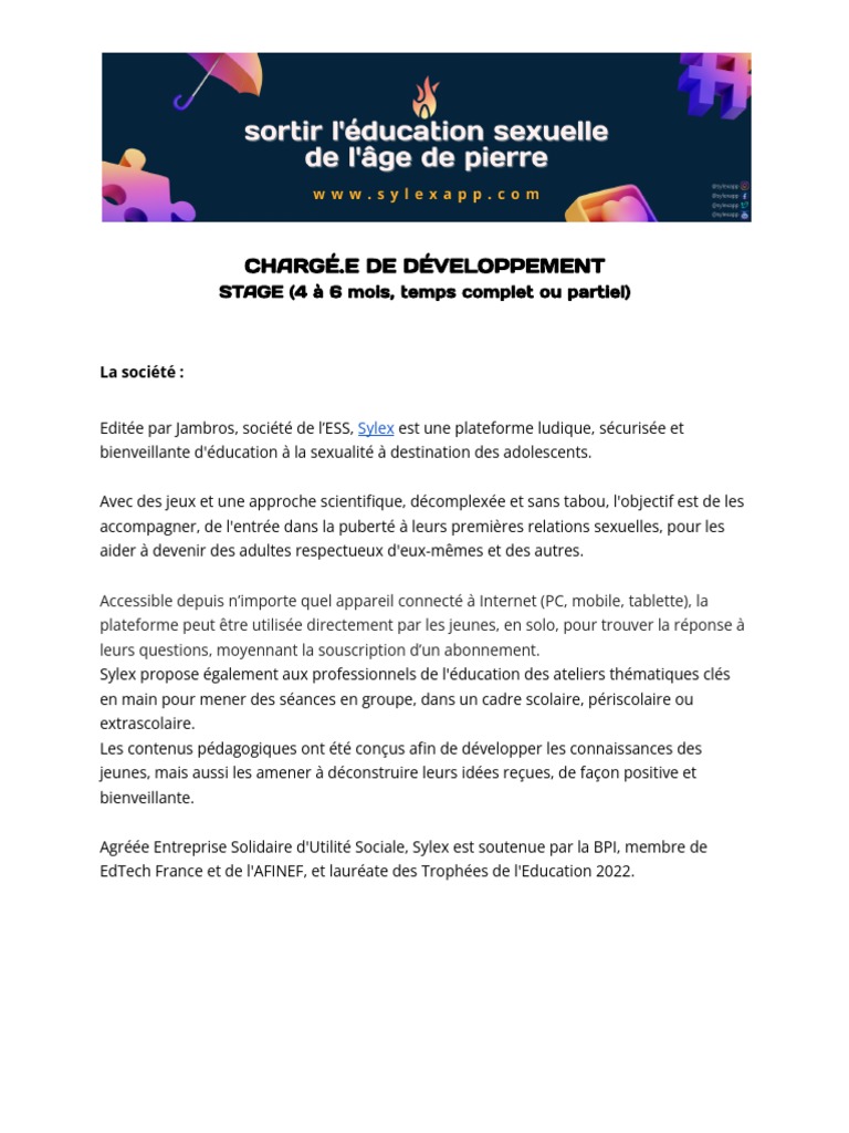 Sylex Stage ESS | PDF