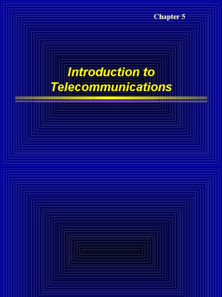 Telecommunications Applications Overview | PDF | Osi Model ...