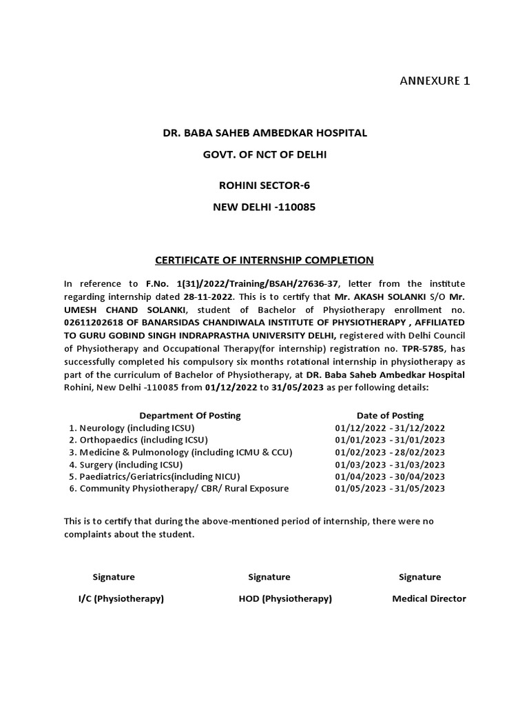 ANNEXURE 1 Akash | PDF