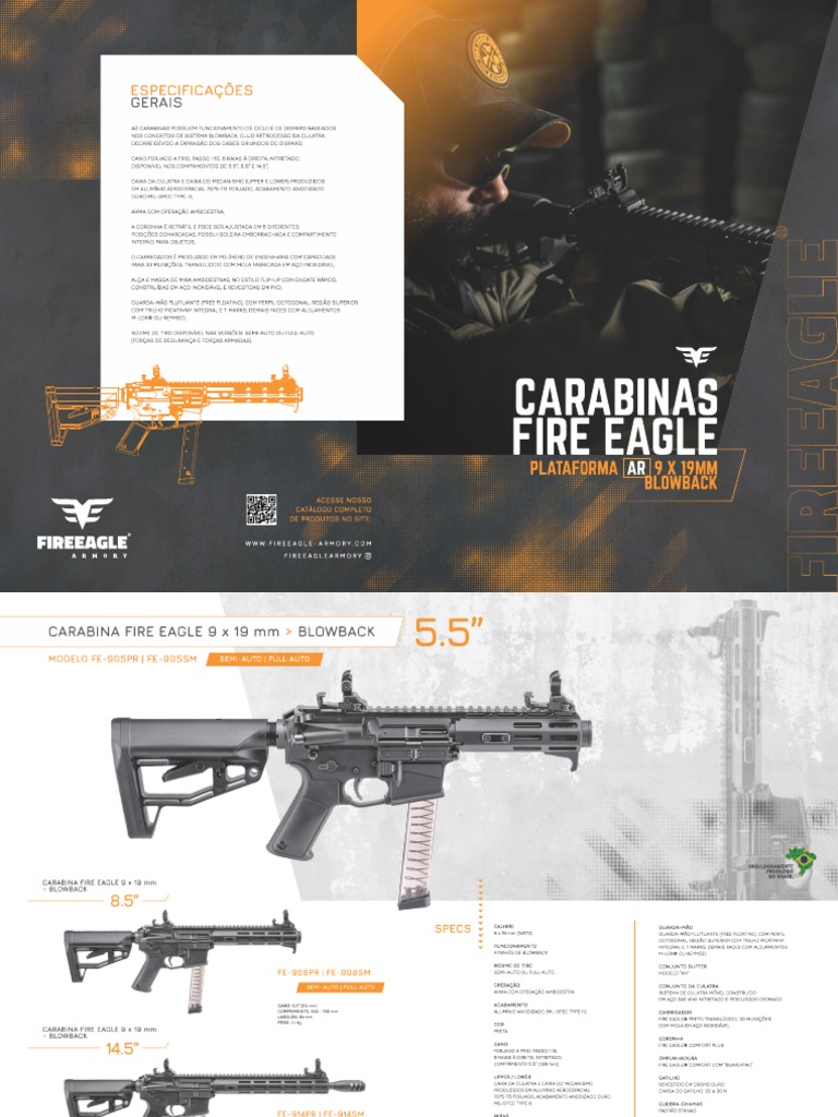 FIRE EAGLE Lamina A3 - Carabinas Curvas | PDF