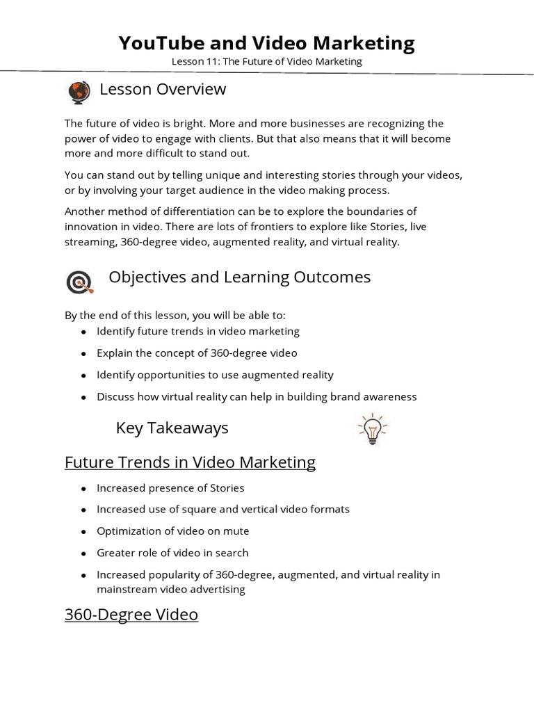 Future Trends in Video Marketing 2023 | PDF