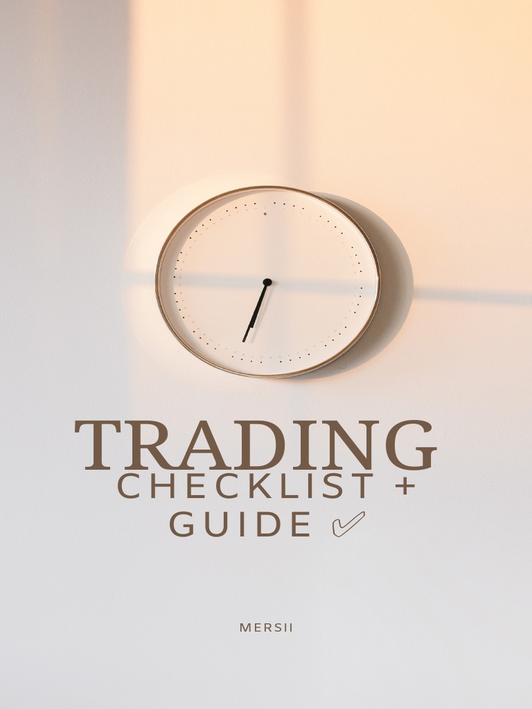 Trading Checklist 1 | Download Free PDF | Financial Markets | Market ...