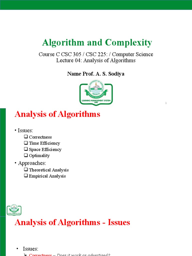 Csc 305 Vtl Lecture 04 20211 Pdf Computer Science Applied Mathematics
