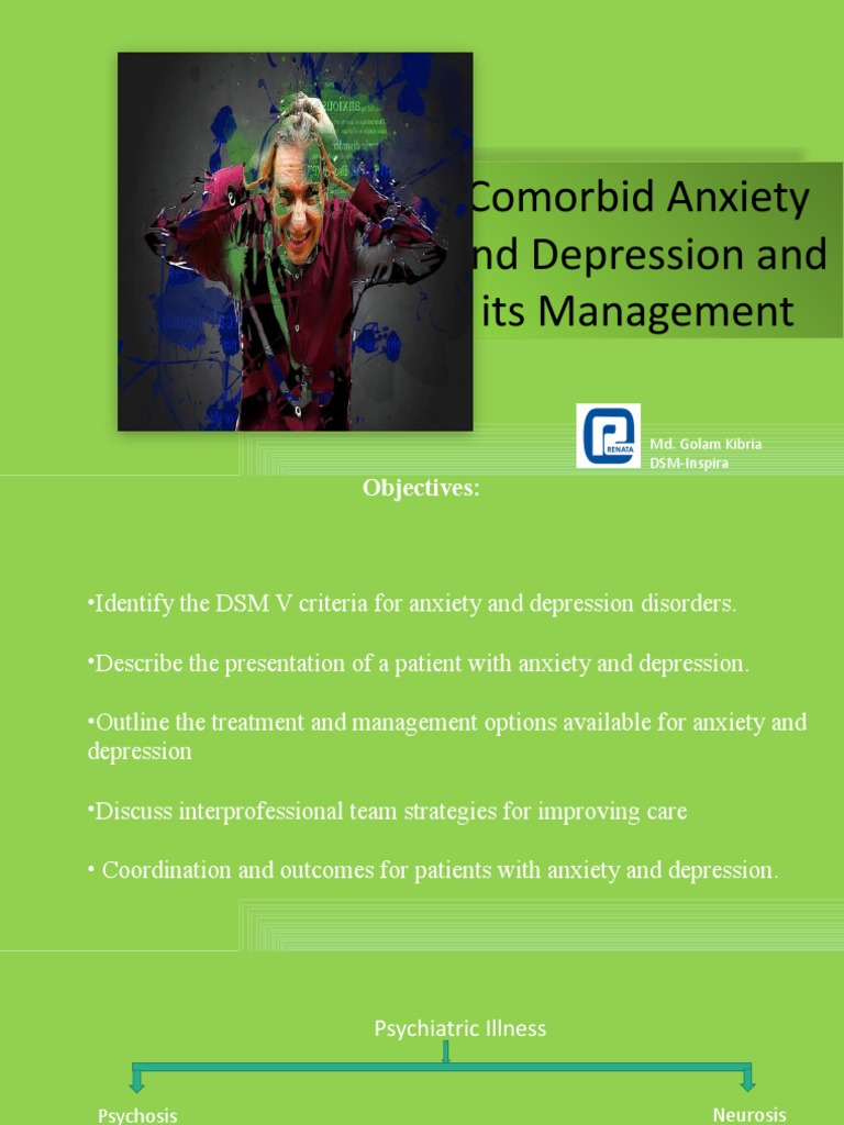 Comorbid Anxiety and Depression Management | PDF | Anxiety Disorder | Major Depressive Disorder