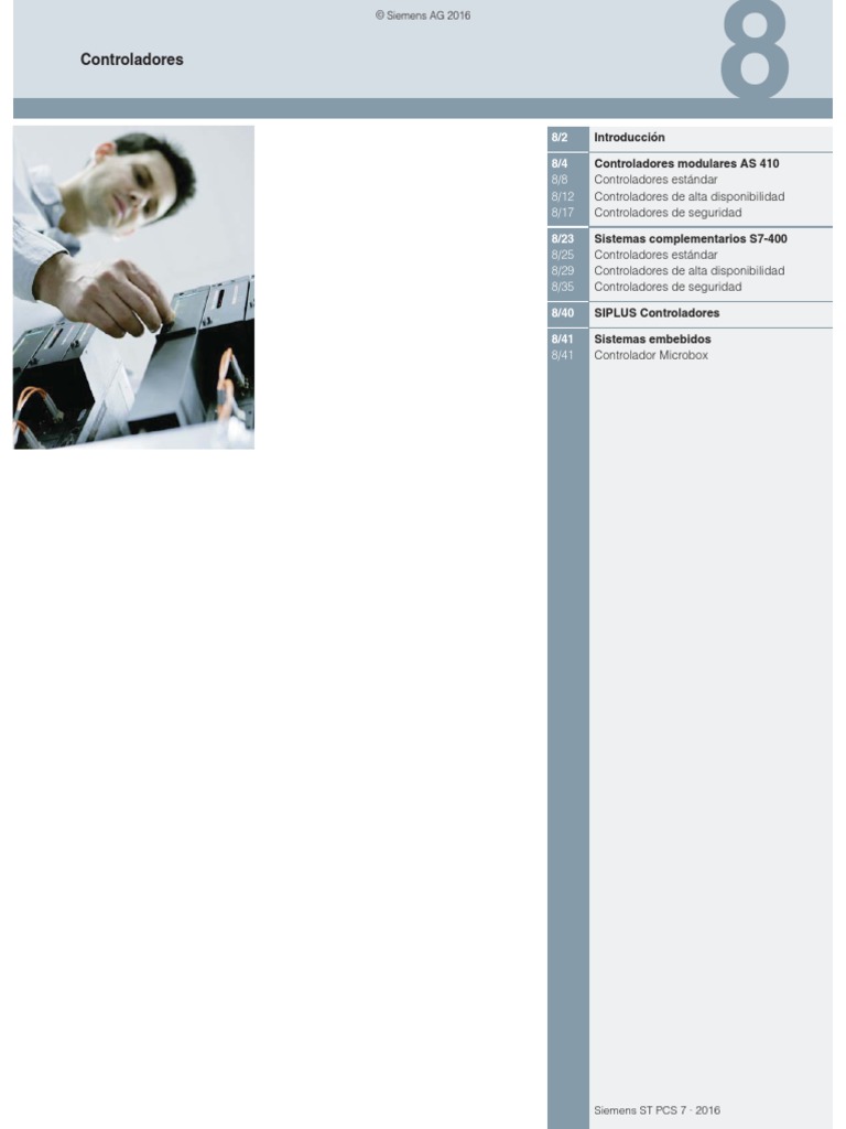 Caracteristicas Controlador AS 410 | PDF | Unidad Central de ...