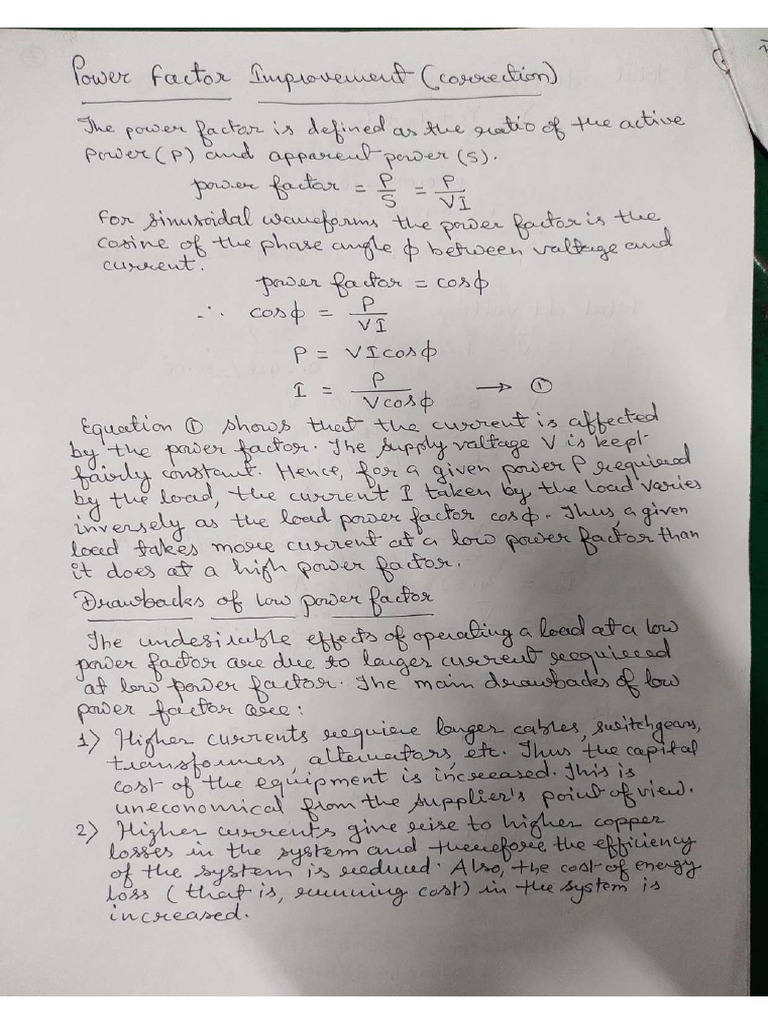 Power Factor Correction | PDF