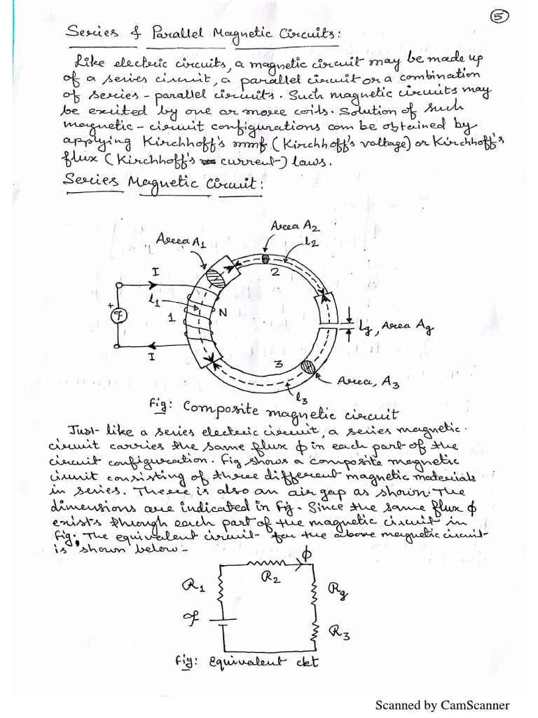 Magnetic Circuit LEC - 2 | PDF