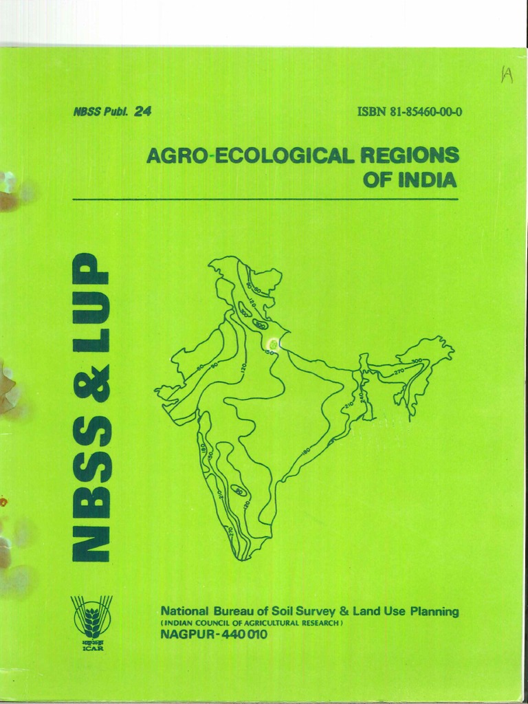 3.2.1agro Ecological Regions of India - NBSS - Original Publication | PDF