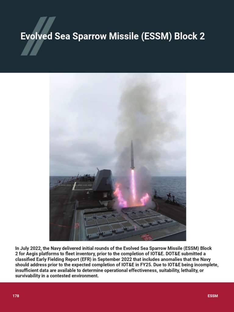 2022 Essm | PDF | United States Navy | Missile