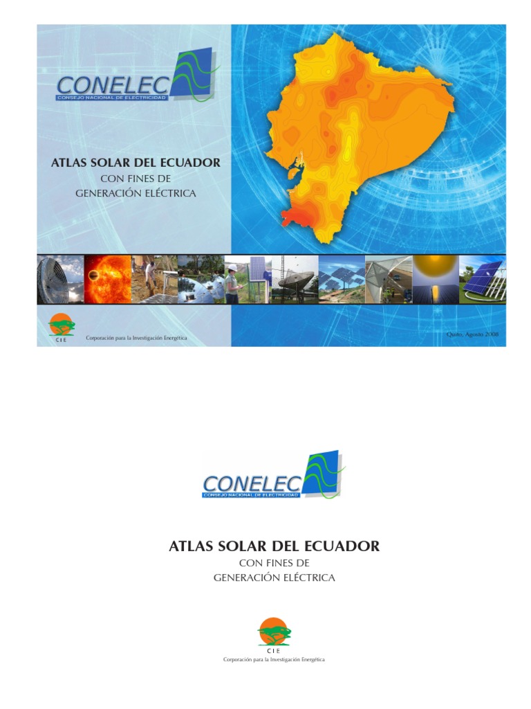 Atlas Solar Ecuador | PDF | Vatio | Energía solar