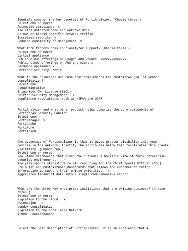 Nse 3 - Fortianalyzer | PDF | Cloud Computing | Regulatory Compliance Nse 3 - Fortianalyzer | PDF | Cloud Computing | Regulatory Compliance
