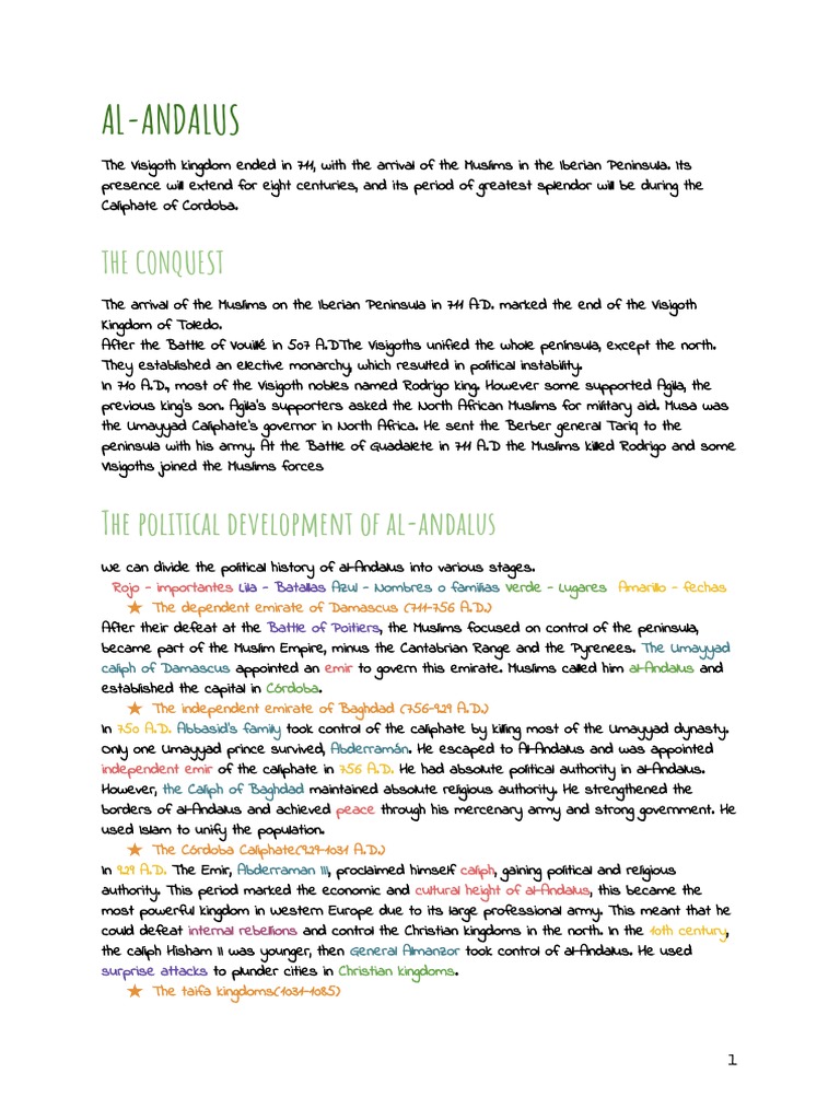 Al Andalus3 Pdf Al Andalus Iberian Peninsula