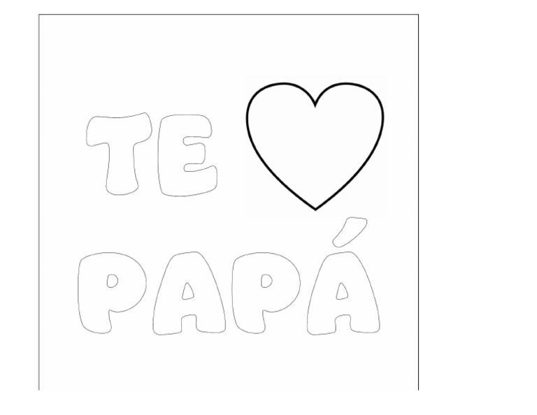 Te Amo Papa | PDF