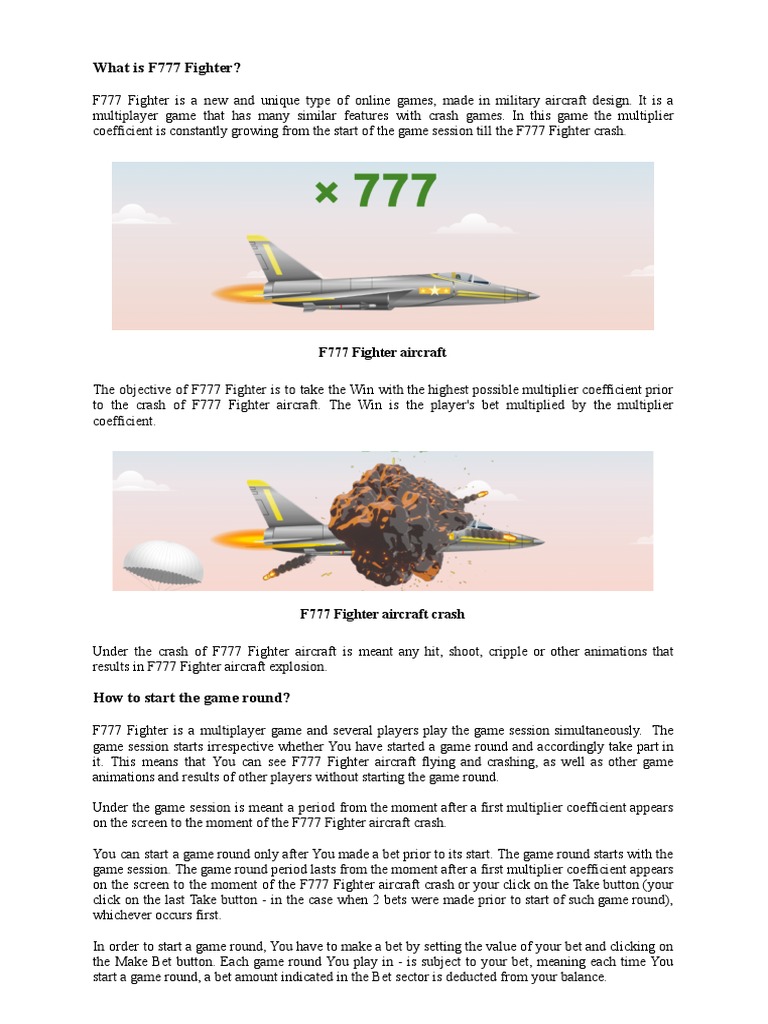 What Is F777 Fighter? | PDF