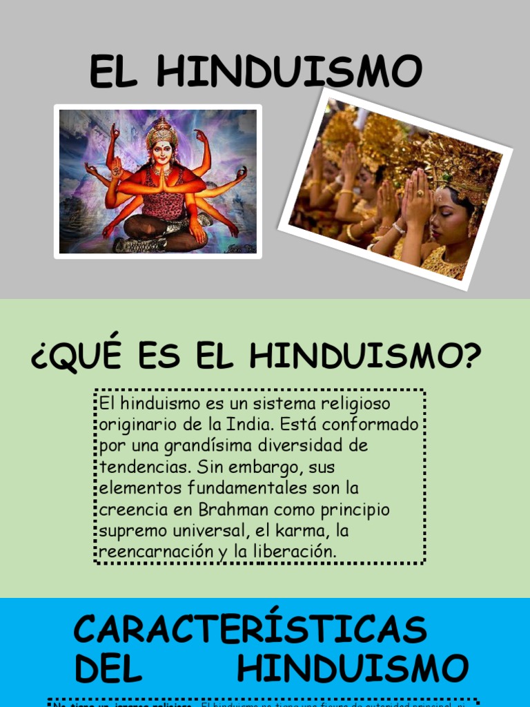 El Hinduismo | PDF | Politeísmo | Religiones religiosas