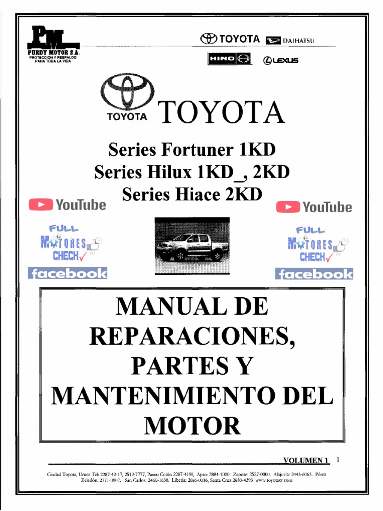 Toyota Fortuner-1kd-2kd - Full Motores Check | PDF