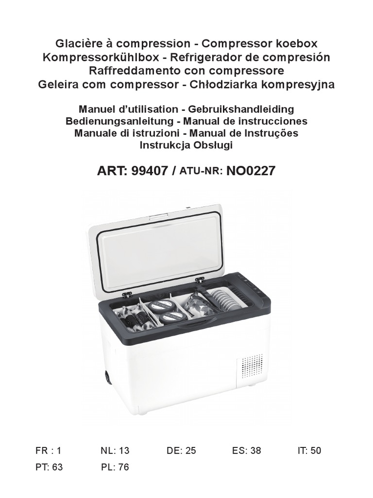 Manual Geleira Norauto 12v-24v | PDF