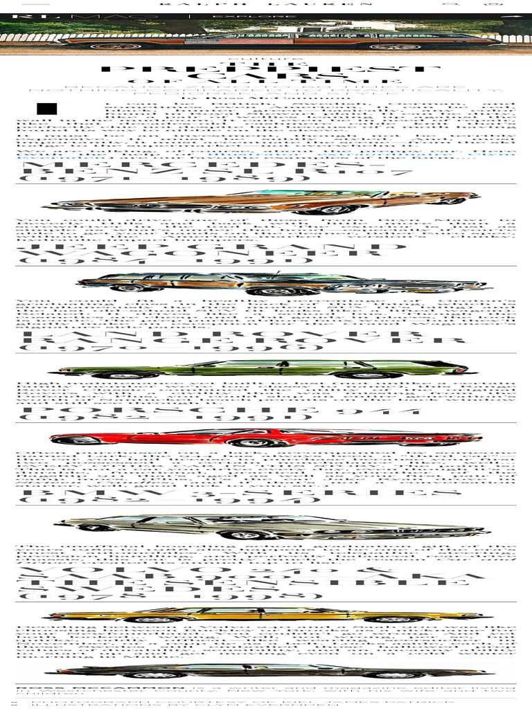 The Preppiest Cars | PDF | Luxury Vehicles | Automotive Technologies