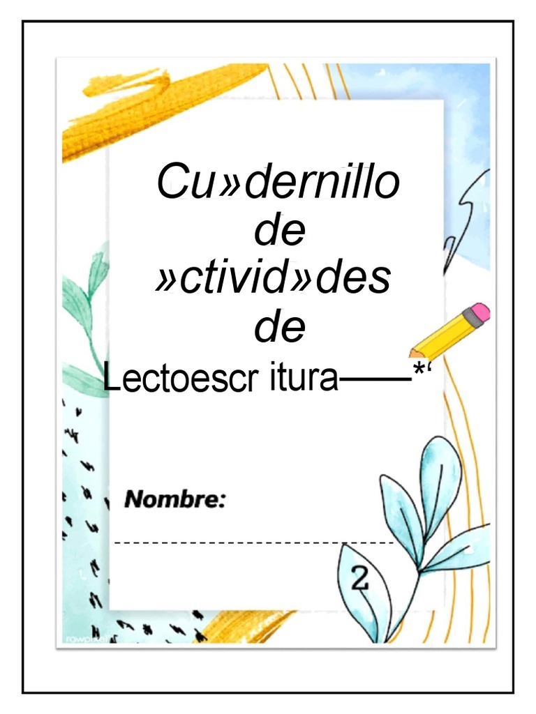 Cuadernillo Lectoescritura | PDF | Lingüística | Fonética