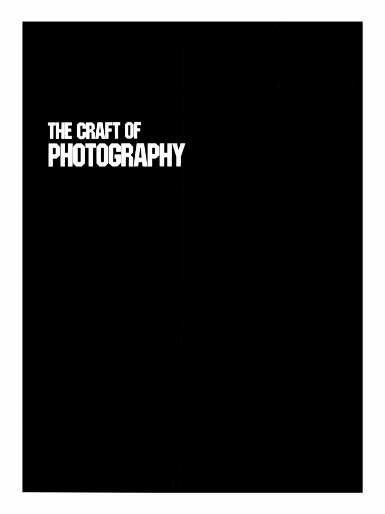 David Vestal The Craft of Photography | PDF | Camera Lens | Aperture